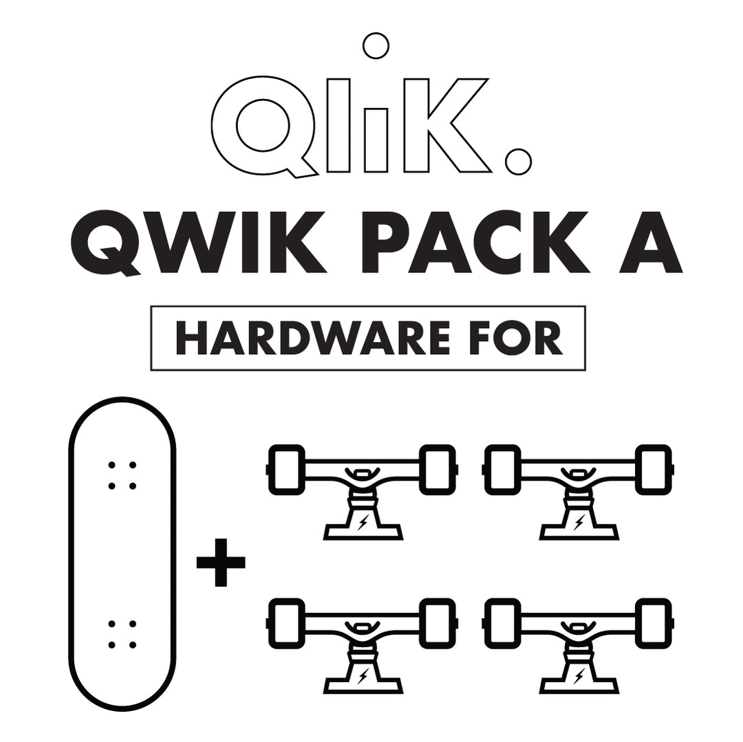 QWIK TRUKS - Qlik Quick Release Skateboard Truck System – Qwik Truks